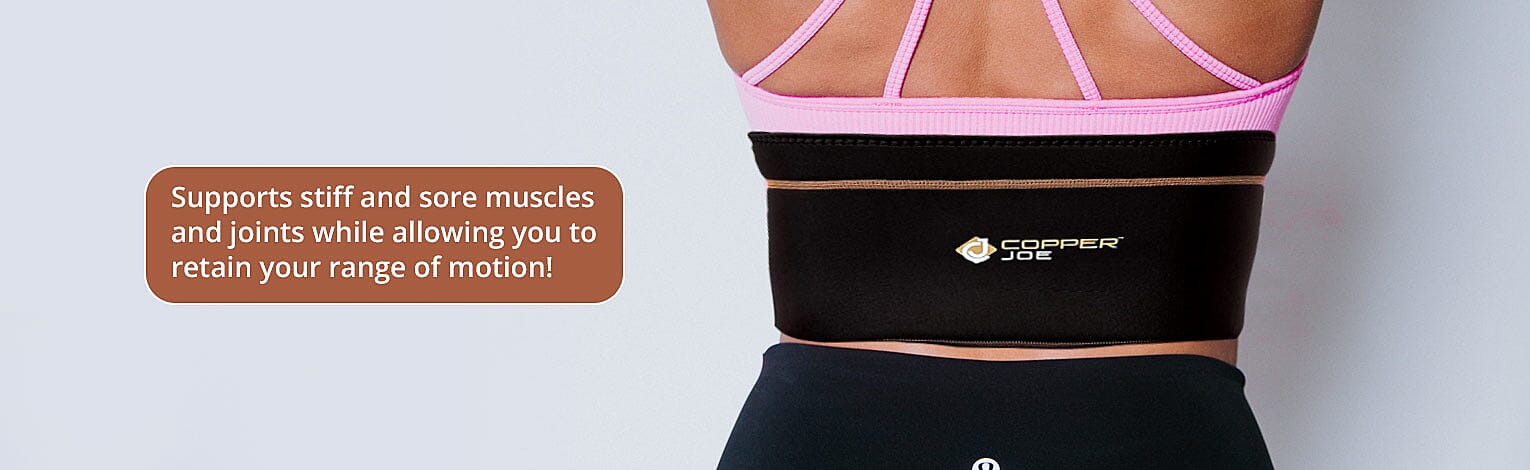 Buy Copper Joe- Recovery Back Brace S/M , Copper Back Brace for Posture ...