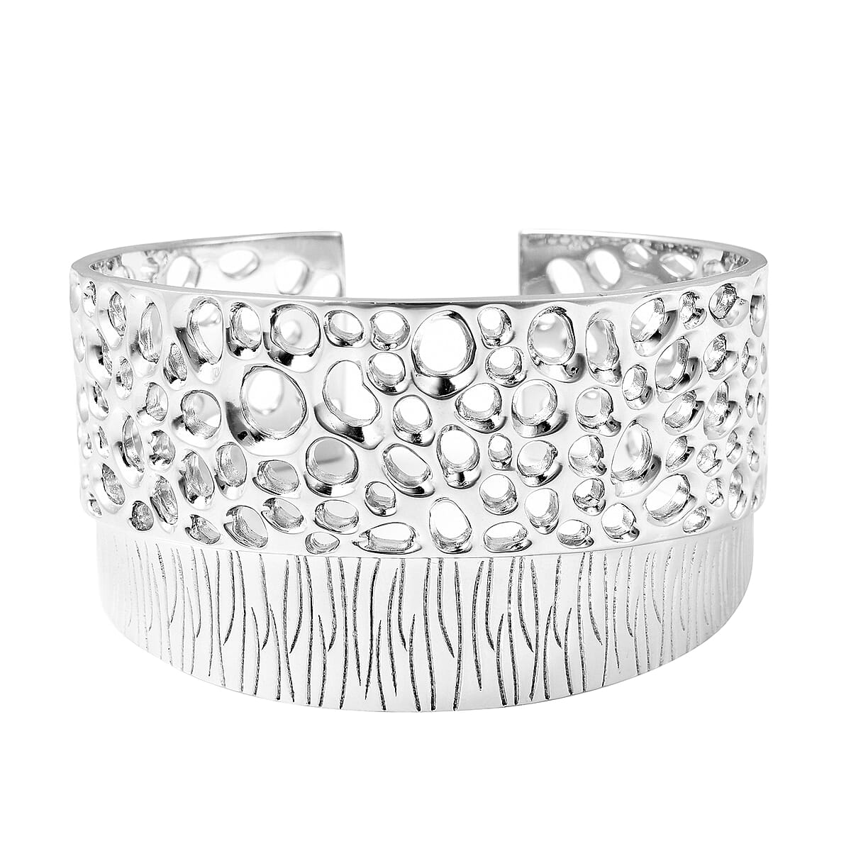 Buy RACHEL GALLEY Enkai Collection Cuff Bracelet in Sterling Silver (7. ...