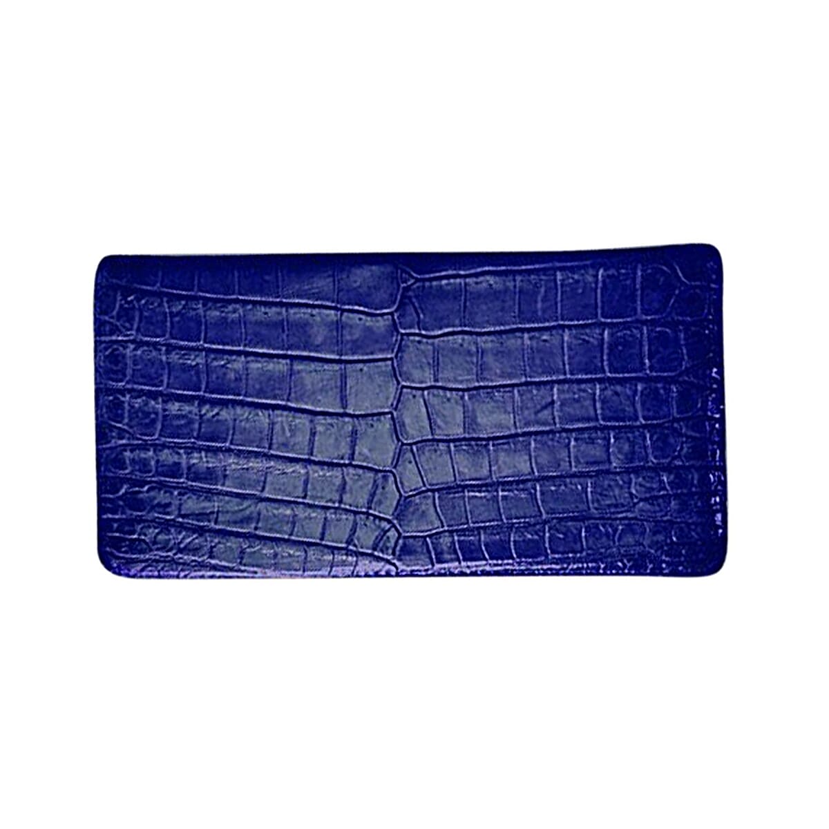 Buy Grand Pelle Genuine Crocodile Leather Navy Long Wallet at ShopLC.