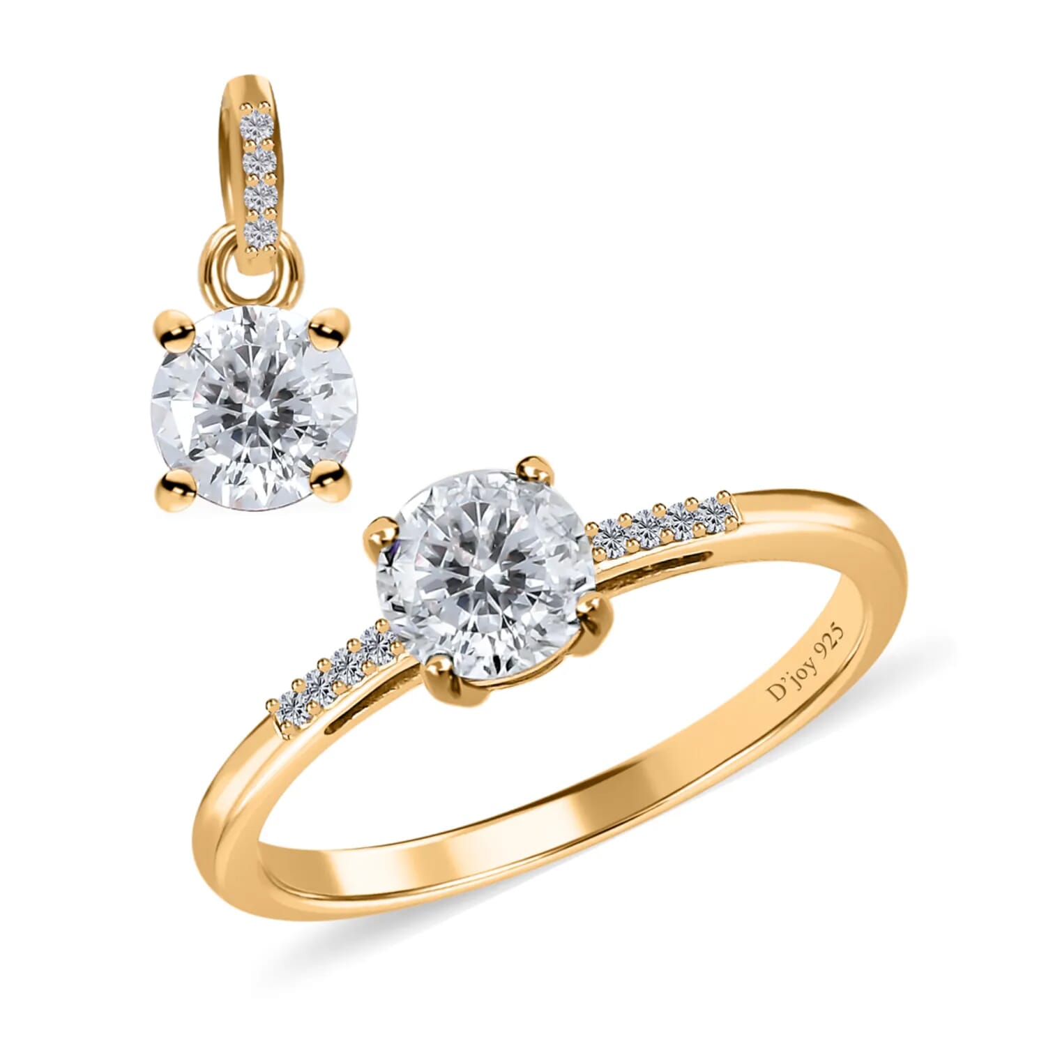 Pendant and ring set store