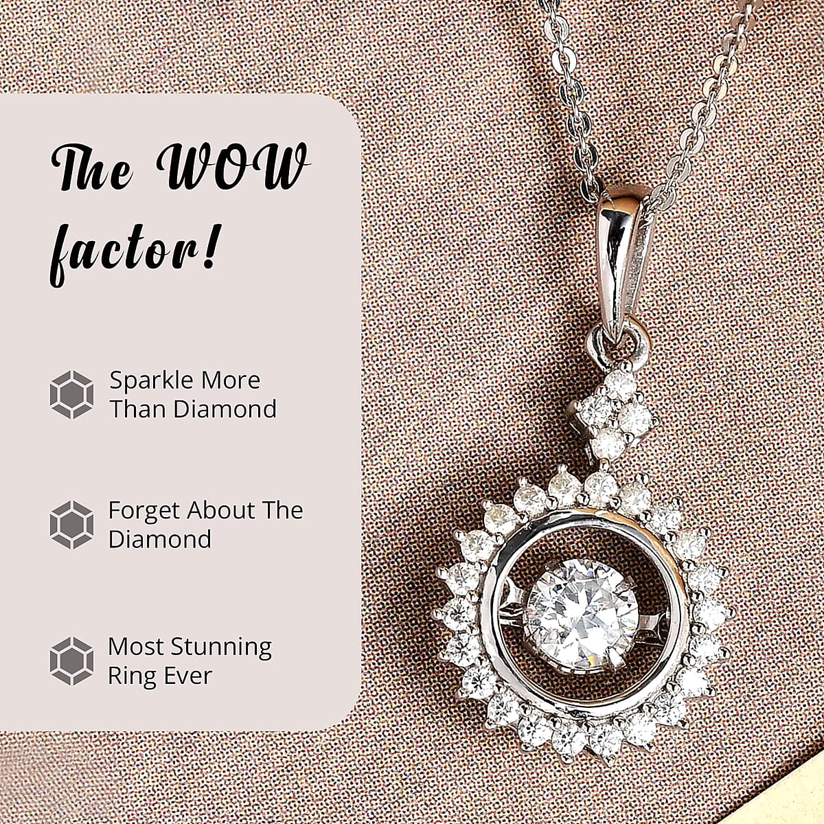 Buy Moissanite Pendant Necklace, Moissanite Sunburst Pendant Necklace ...