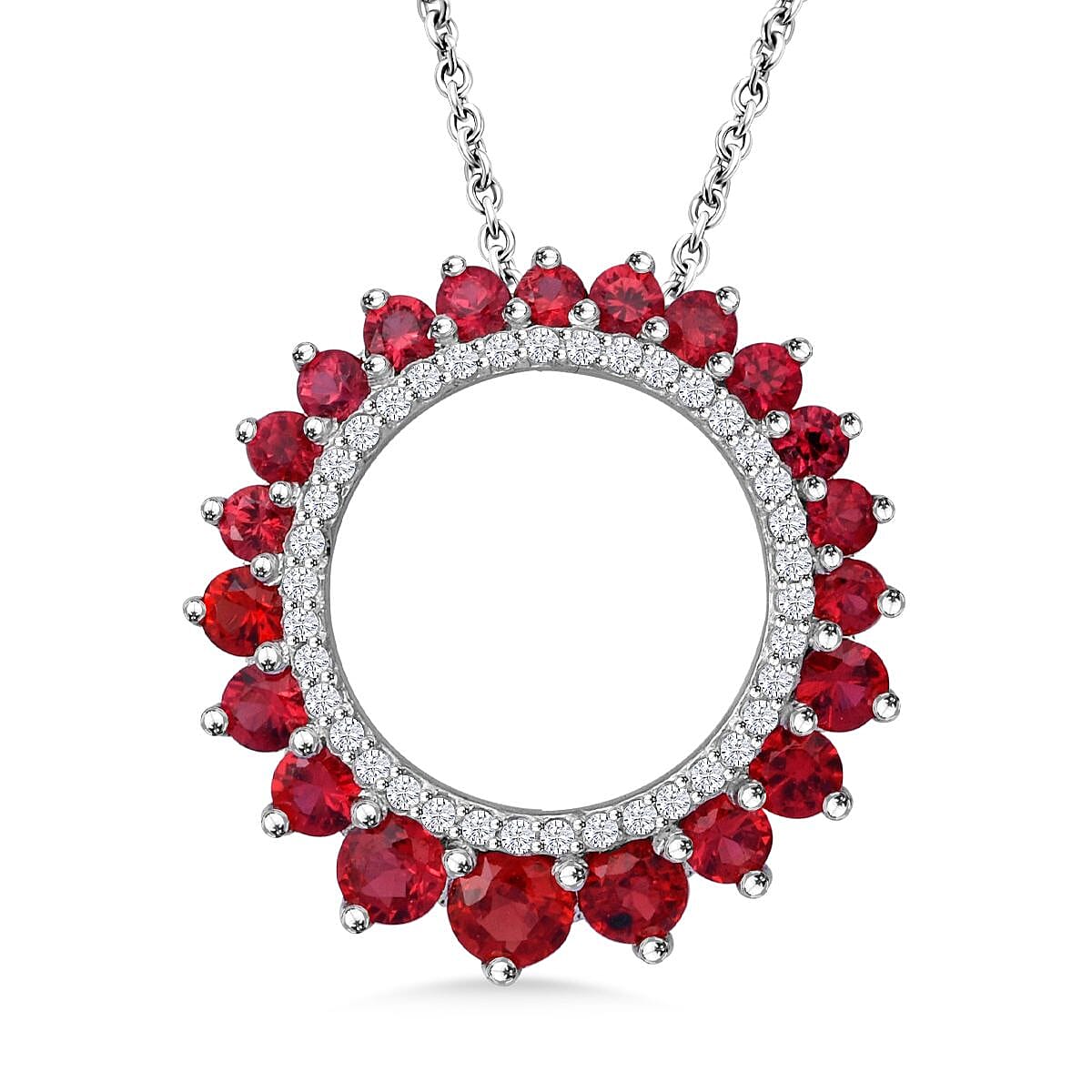 Red sapphire necklace store