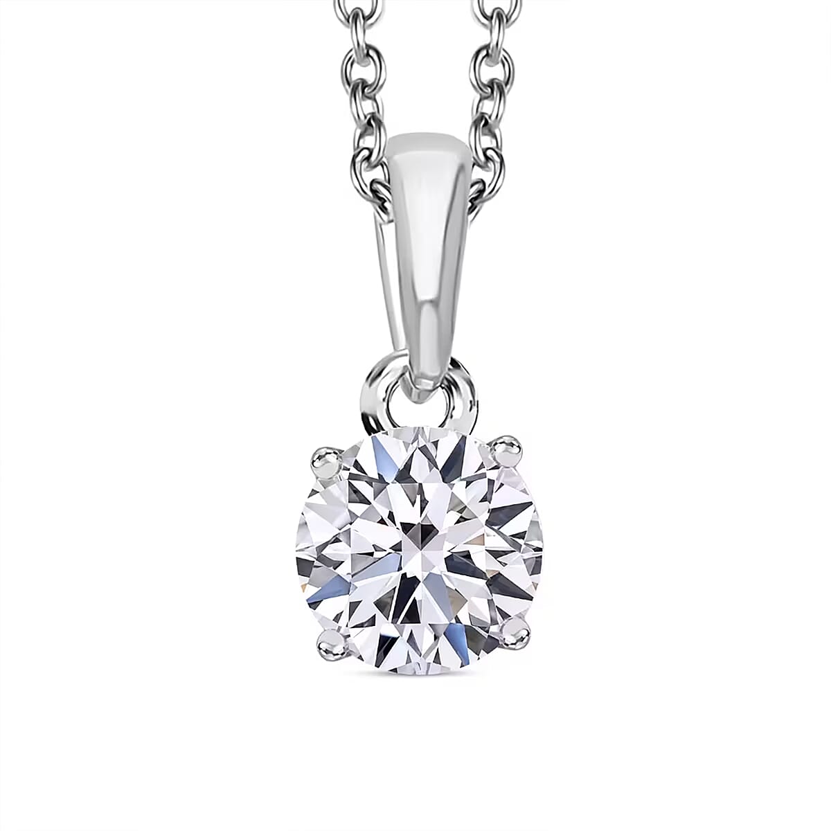 Buy Luxuriant Lab Grown Diamond E-F VS 1.00 ctw Pendant Necklace in ...