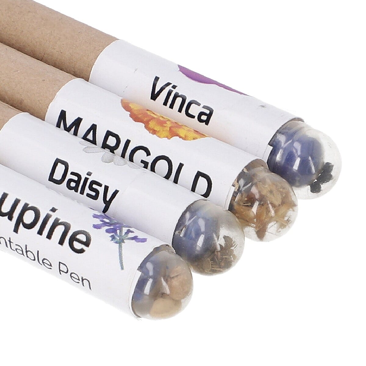 Buy Set of 20 Recycled Paper Pen with Flower Seed at ShopLC.