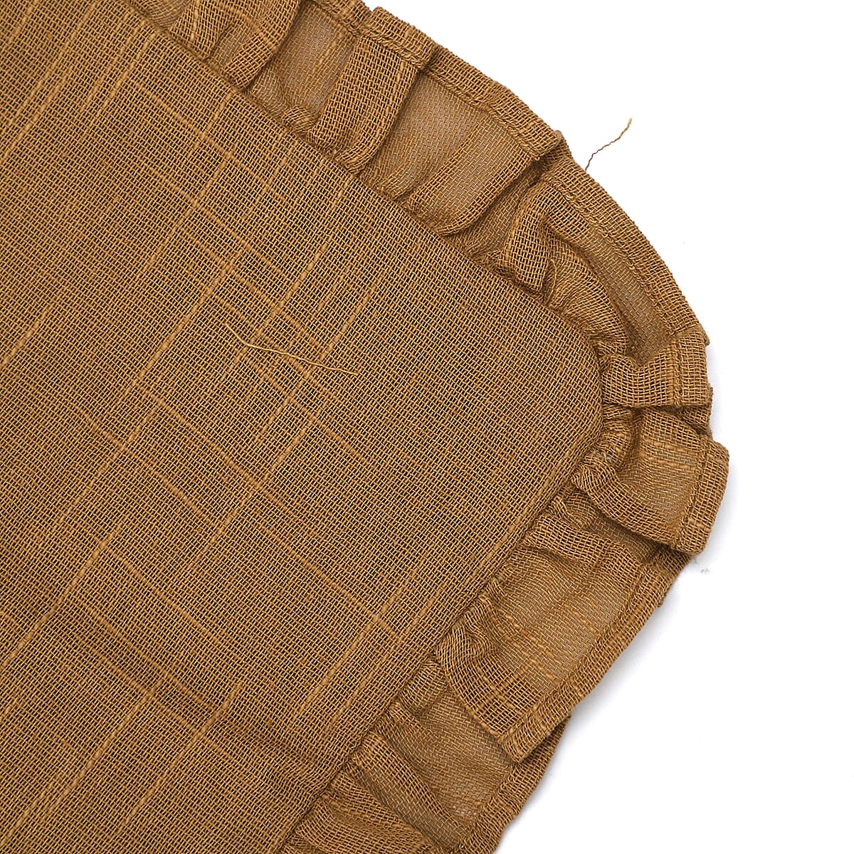 Buy Set of 2 Cappuccino & Light Brown Cotton Linen Solid Cushion Cover ...