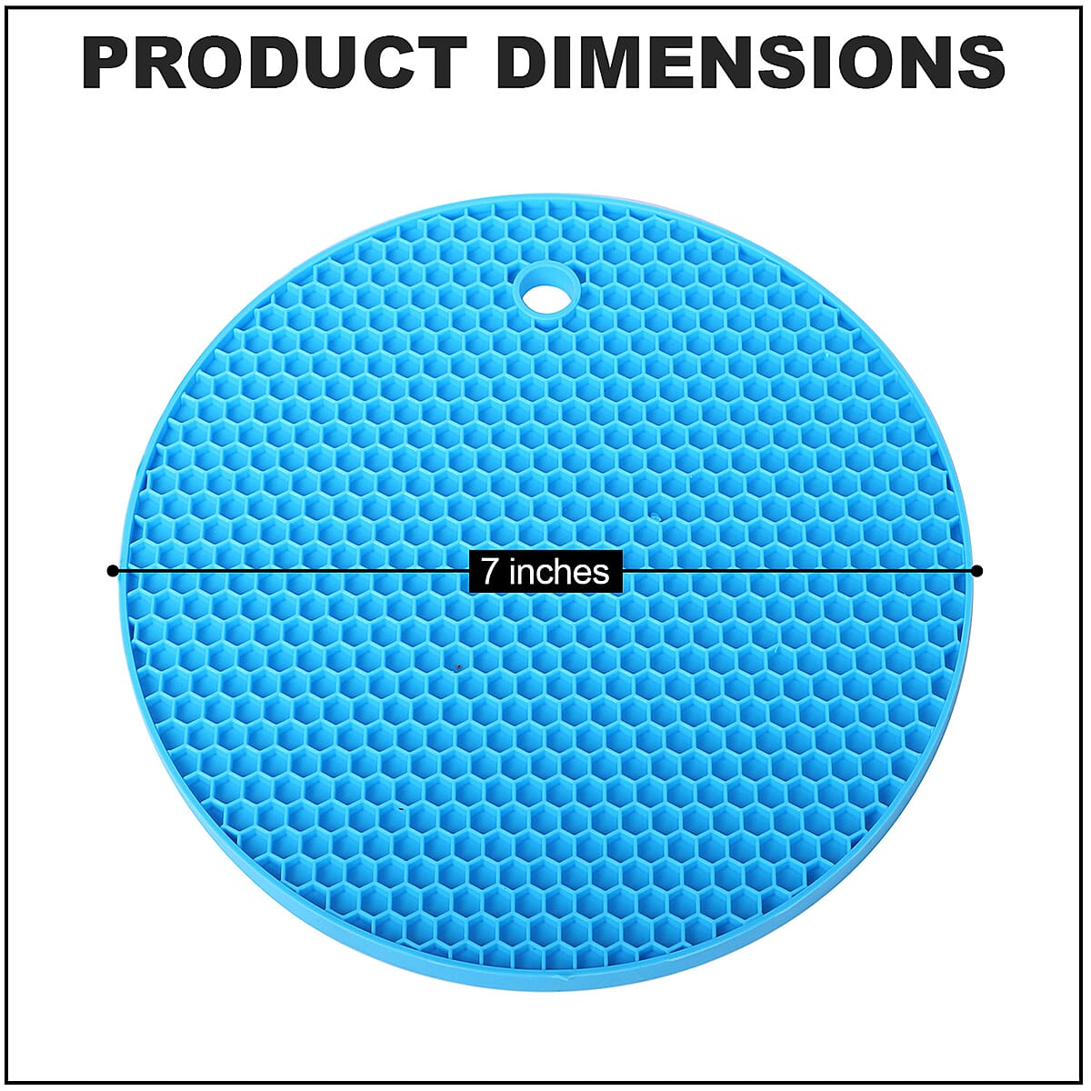 Buy Set of 5 Multi Color Silica Gel Honeycomb Texture Pad at ShopLC.