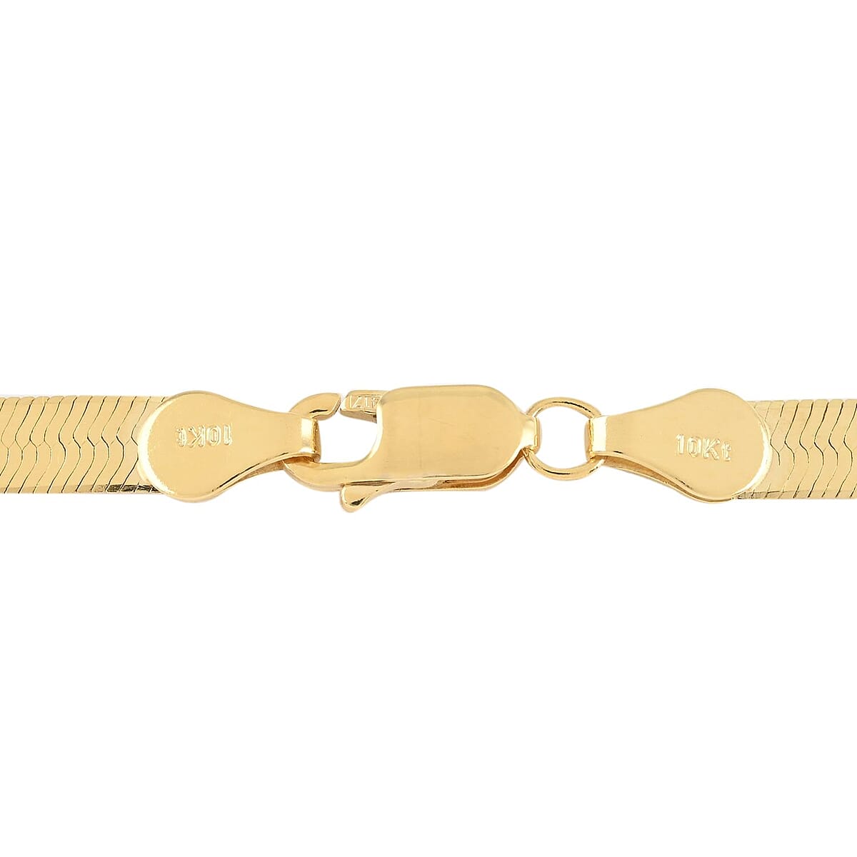 Buy Italian 10k Yellow Gold 5mm Herringbone Chain Necklace 16 Inches 6