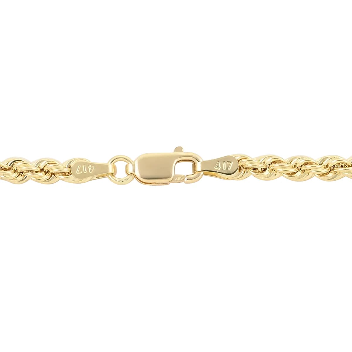 Buy 14K Yellow Gold Rope Chain Necklace , 14K Yellow Gold Necklace ...