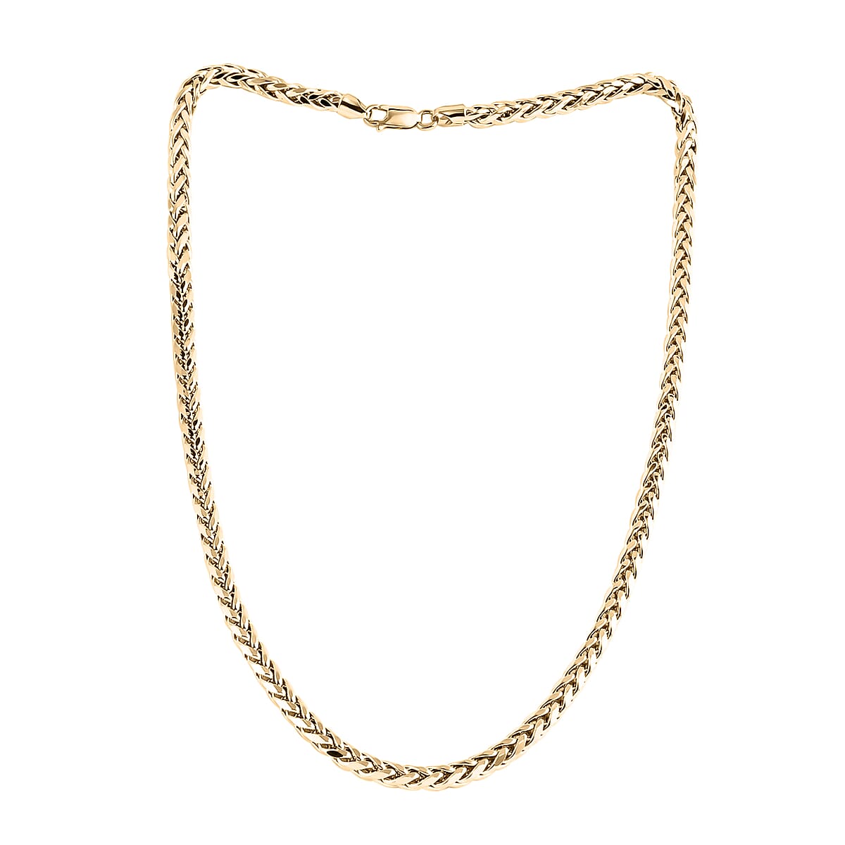 Buy 10K Yellow Gold 3mm Palma Chain Necklace 20 Inches 8.50 Grams at ...