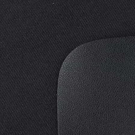 Buy Black Solid Faux Leather Desk Mat at ShopLC.
