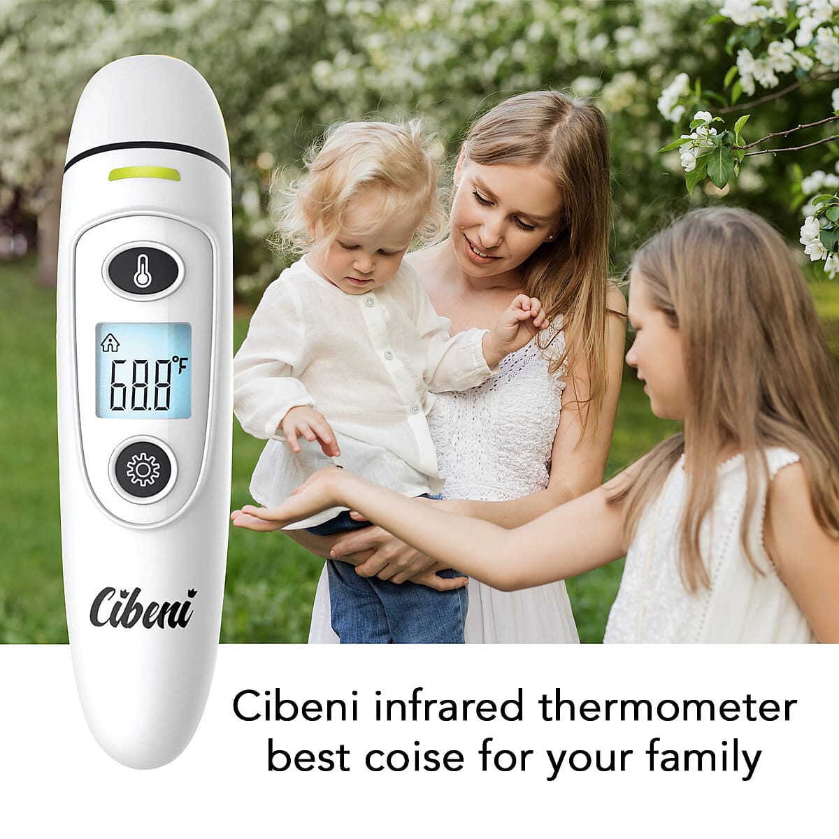 Buy Cibeni White Infrared Thermometer at ShopLC.