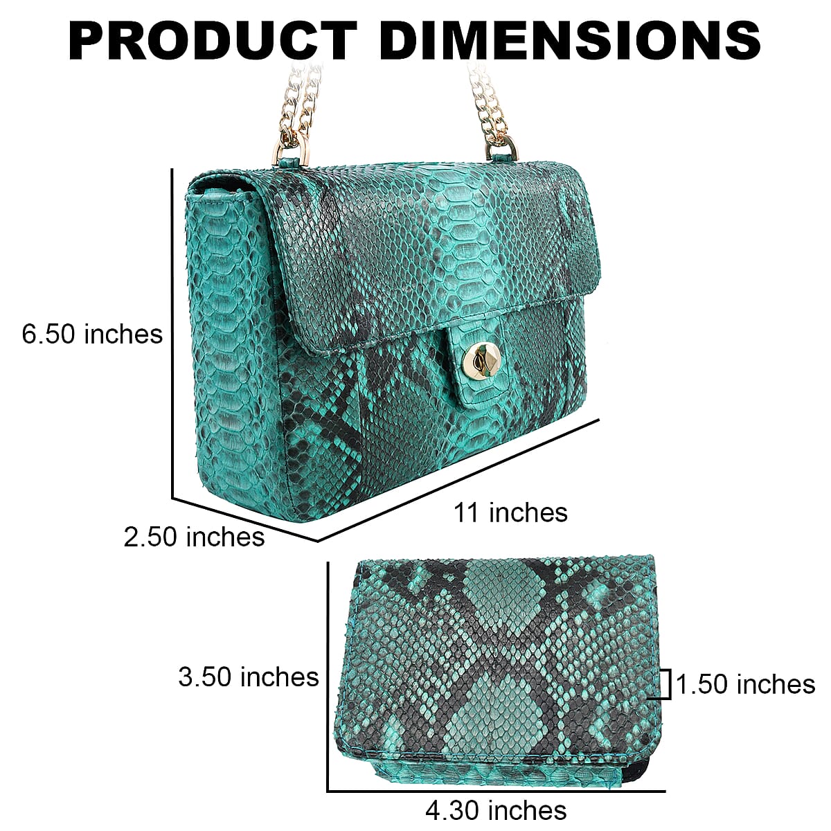 Buy Grand Pelle Python Collection Handmade 100% Genuine Python Leather ...