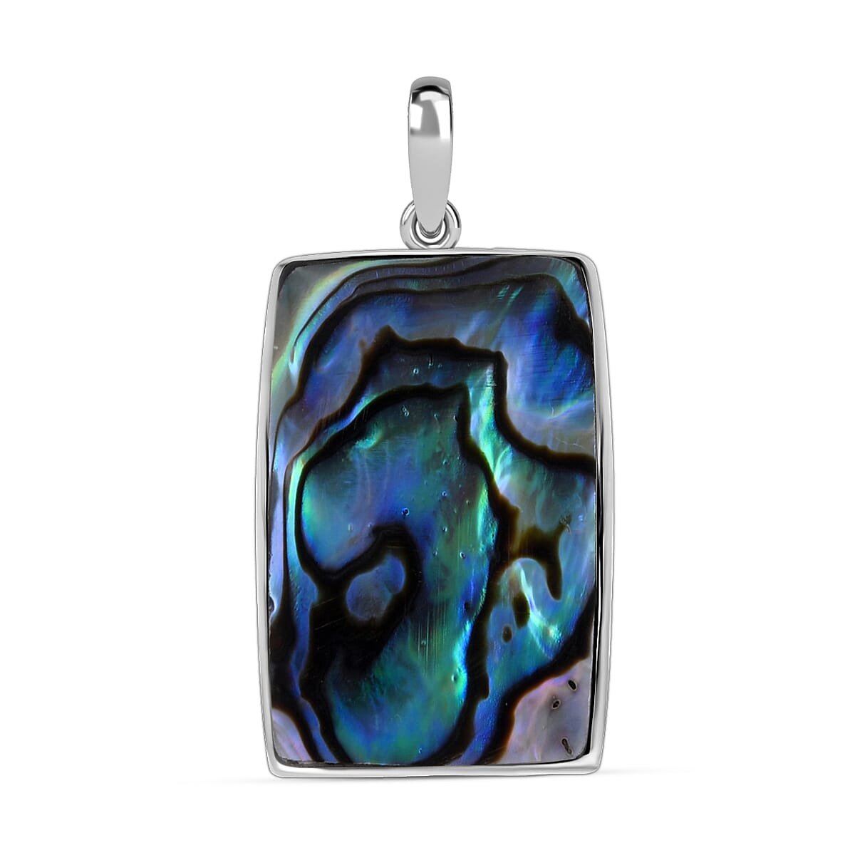 Buy Abalone Shell Pendant in Sterling Silver at ShopLC.