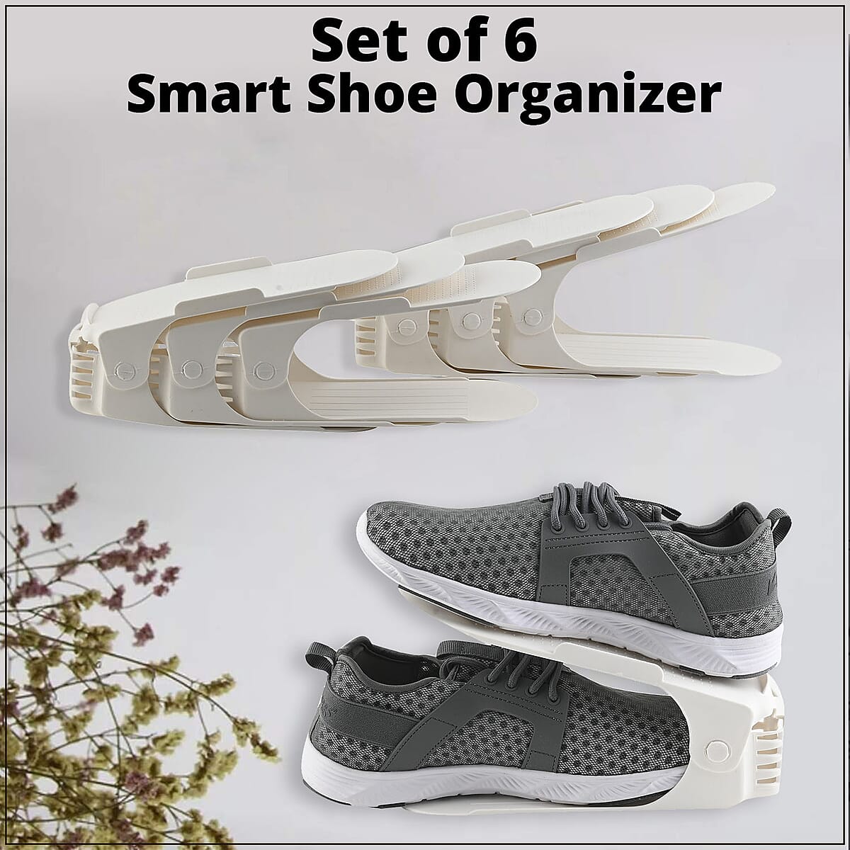 Buy Home Innovations Set of 6 Smart Shoe Organizer at ShopLC.