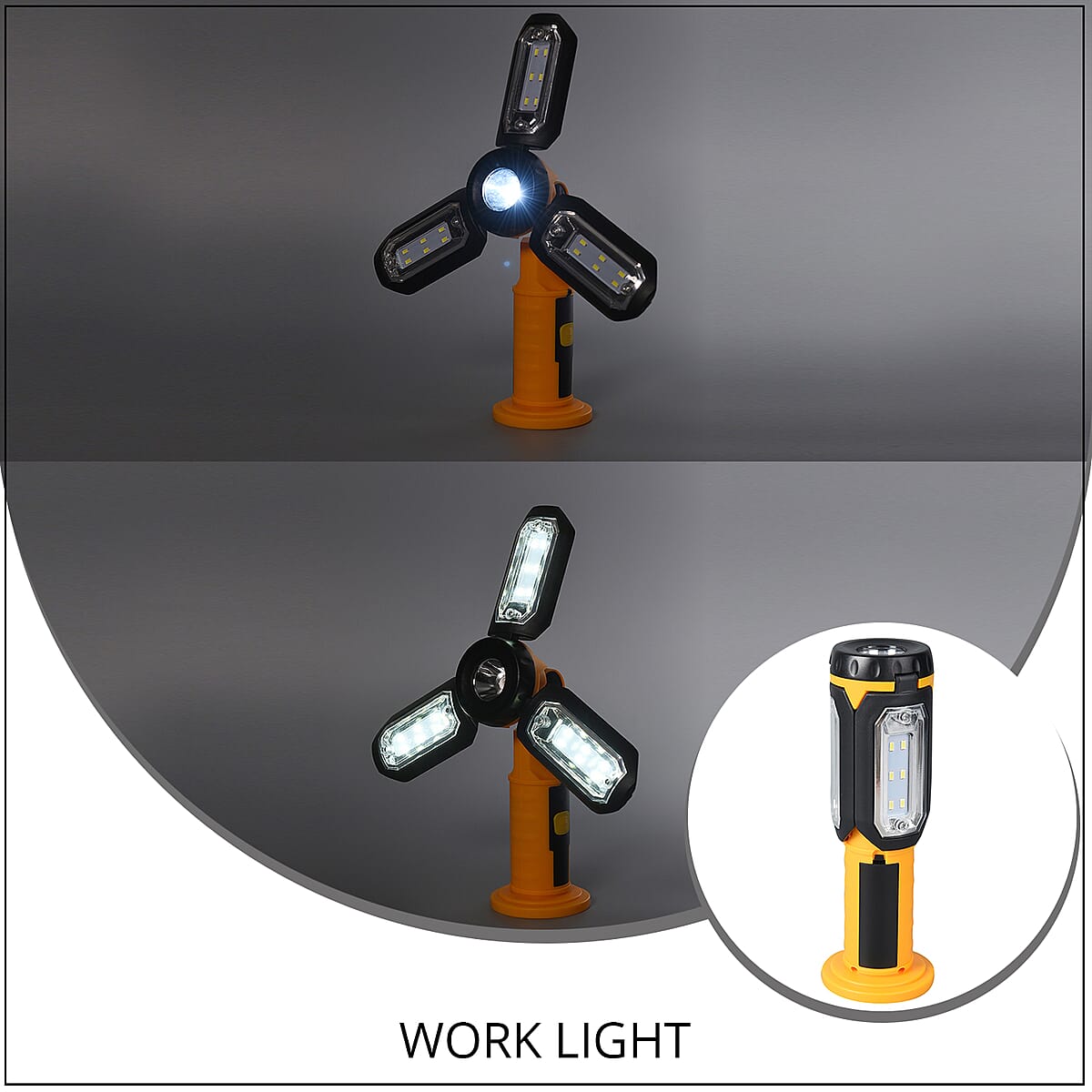 Buy Homesmart Yellow Work Light (2 W) (3AA battery Not included) at ShopLC.