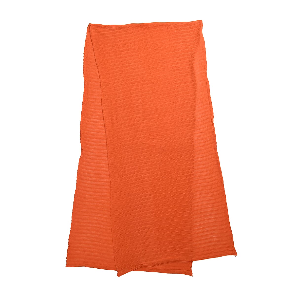 Buy Orange Stripe Pattern Long Scarf at ShopLC.