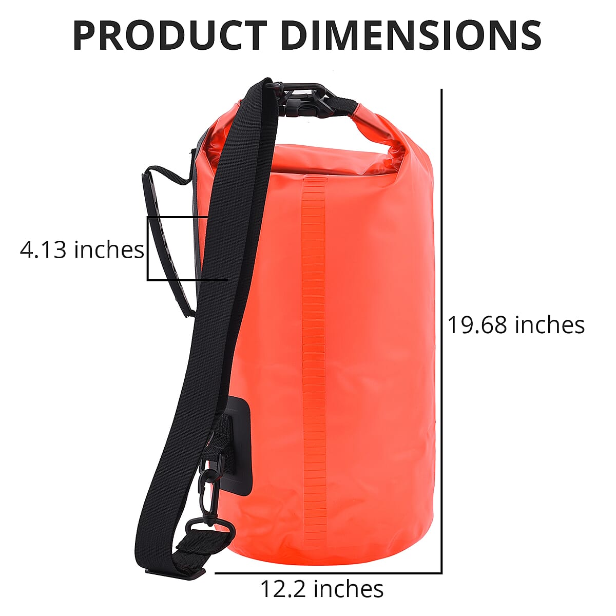 Buy Homesmart Red Waterproof Bag With Roll-Top Closure and Buckle at ...