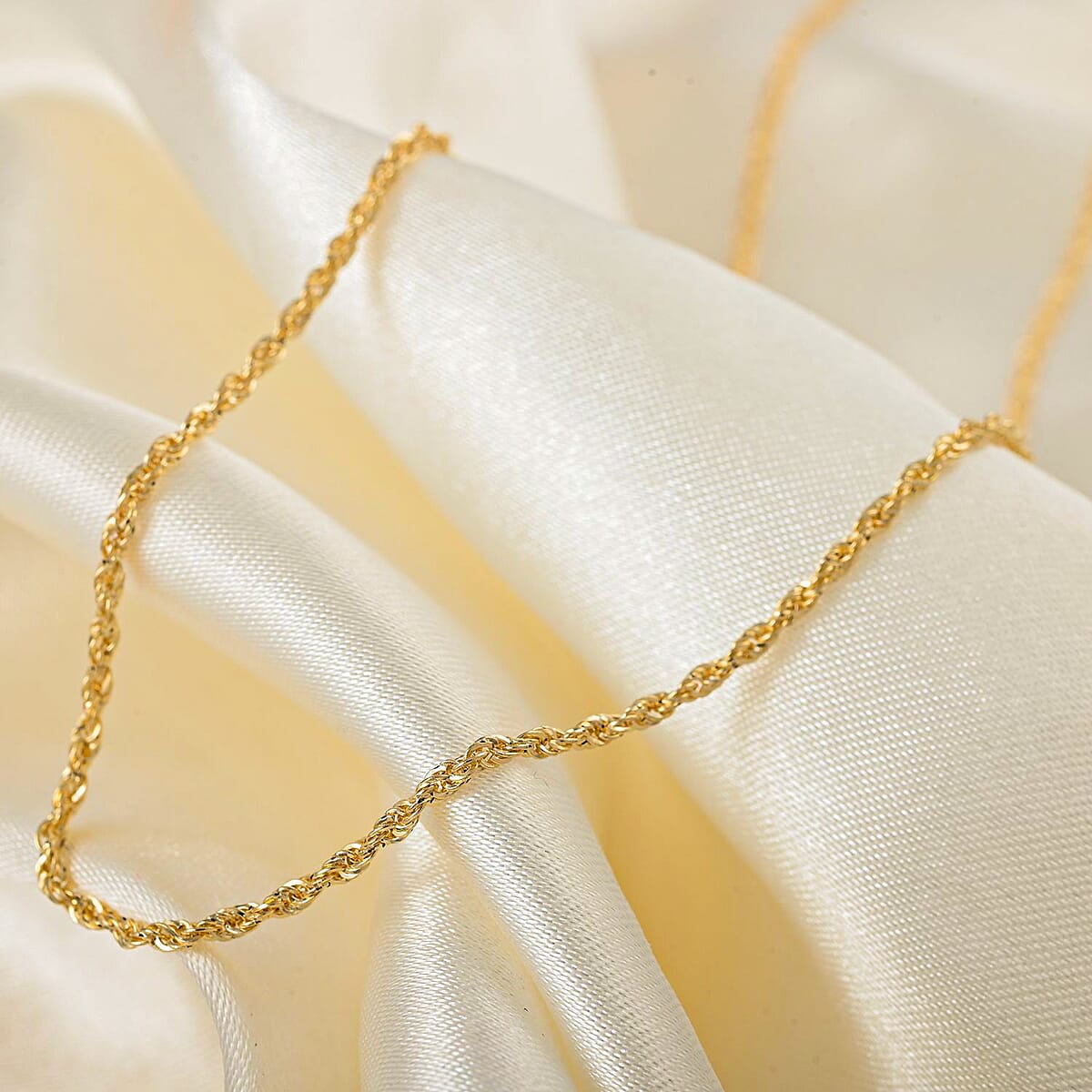 Buy 14K Yellow Gold 1.5mm Rope Chain Necklace 20 Inches 1.50 Grams at ...