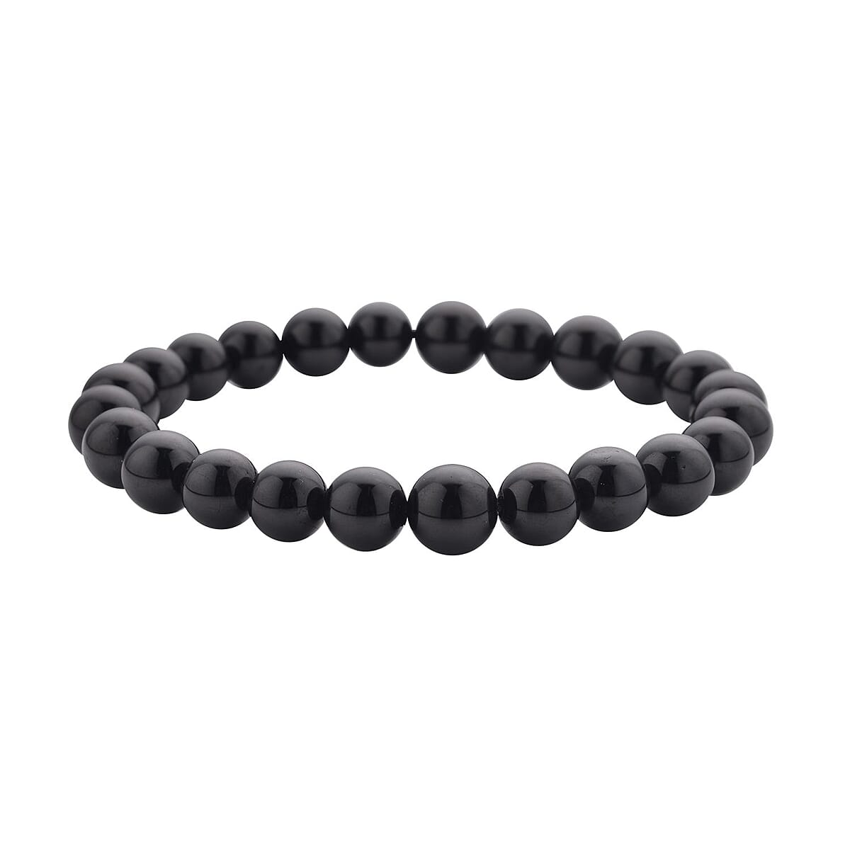 Buy Thai Black Spinel Beaded Stretch Bracelet at ShopLC.