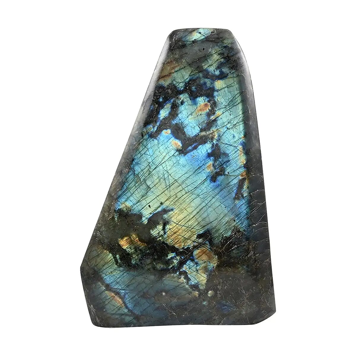 Buy Labradorite Free Form Decorative Gemstone Figurine For Home And ...