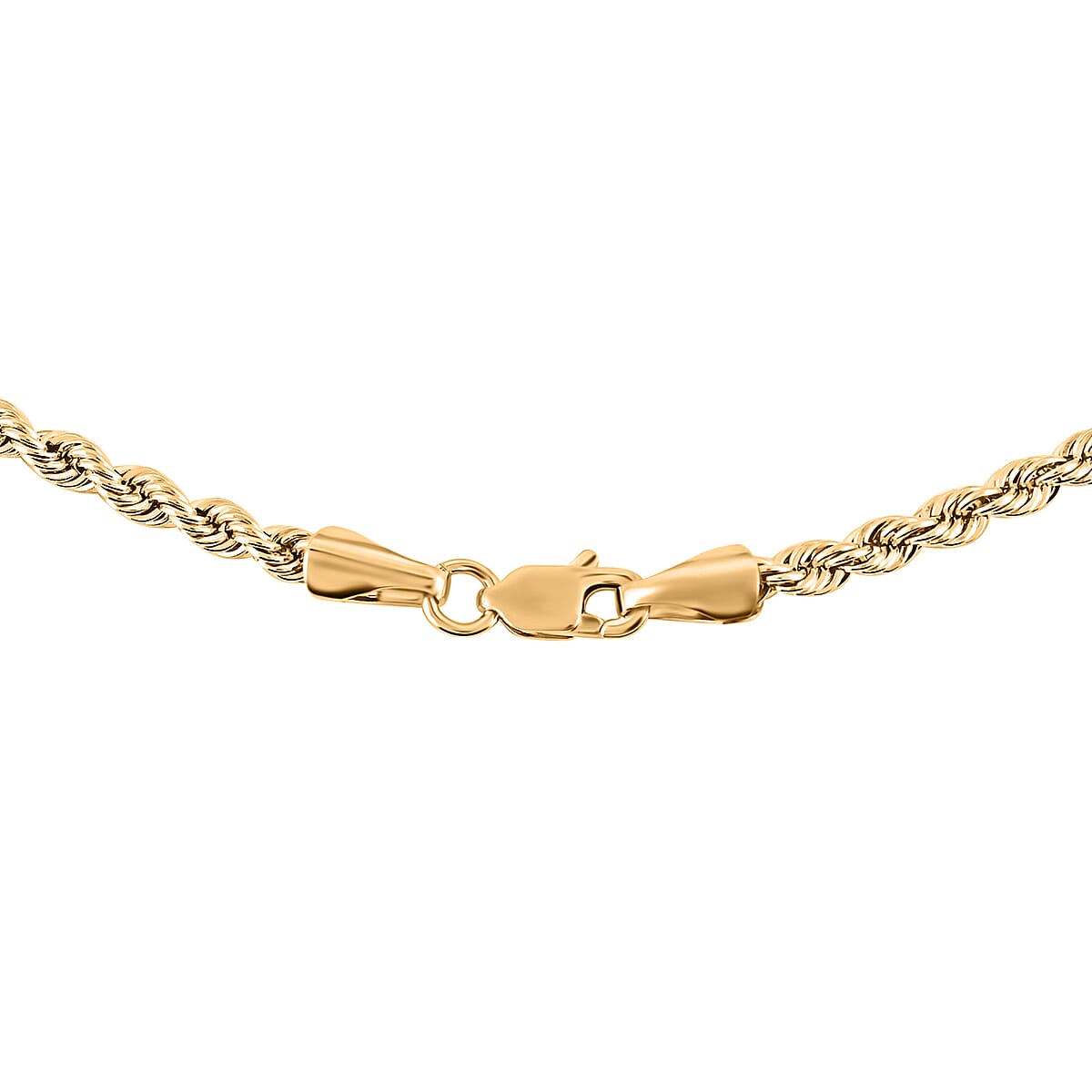 Buy 10K Yellow Gold Quint Rope Necklace, Chain Necklace, Gold Chain (24 ...