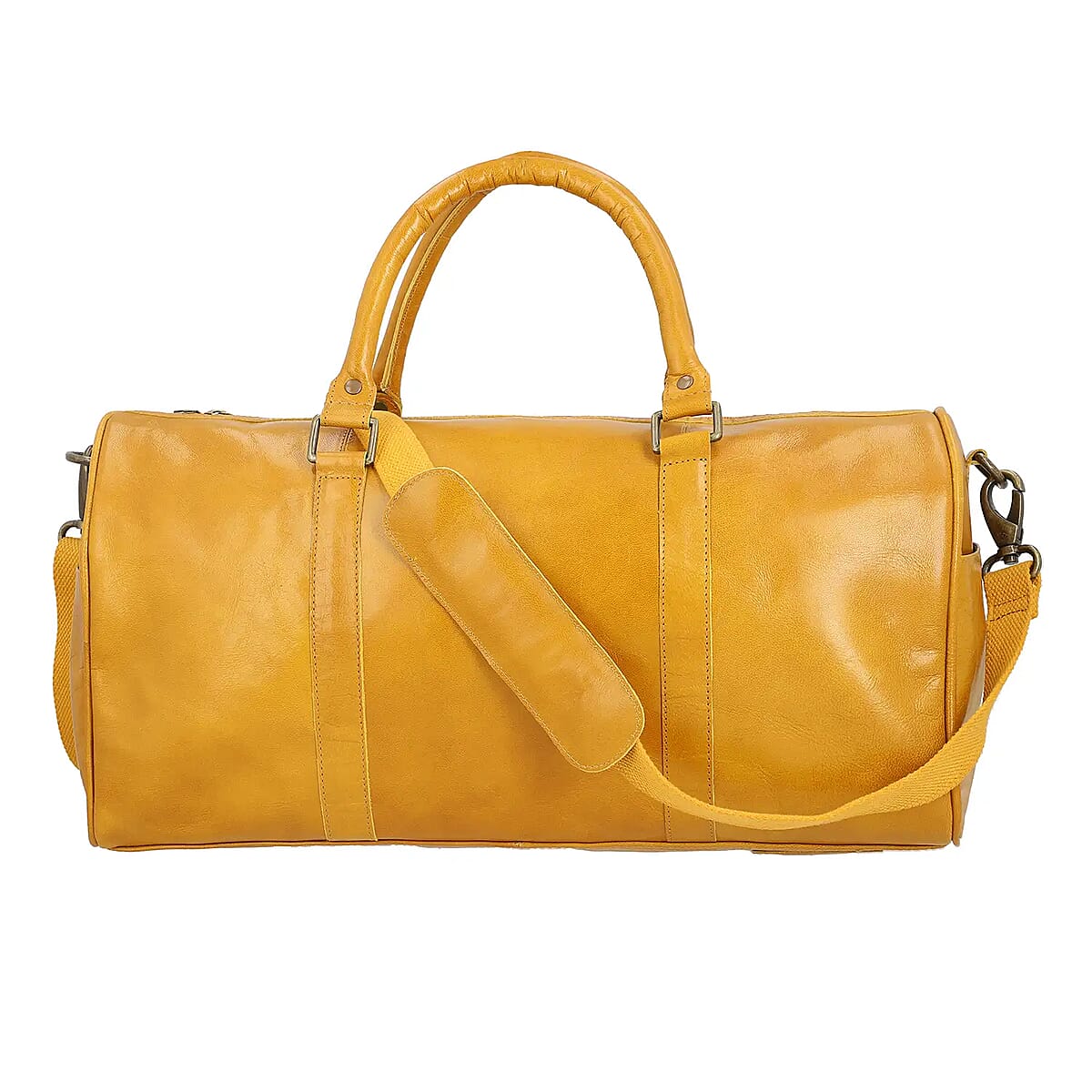Buy Genuine Leather Duffle Bag , Tan Duffle Bag , Travel Leather Bag ...