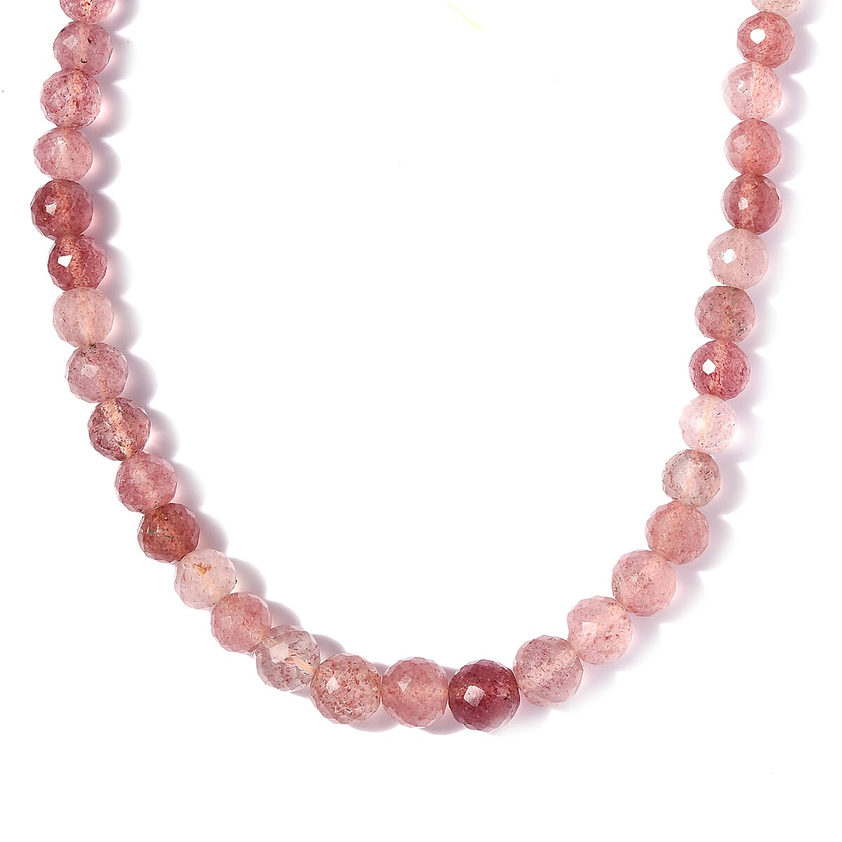 Buy Tanzanian Natronite Beaded Necklace 20 Inches in Sterling Silver ...