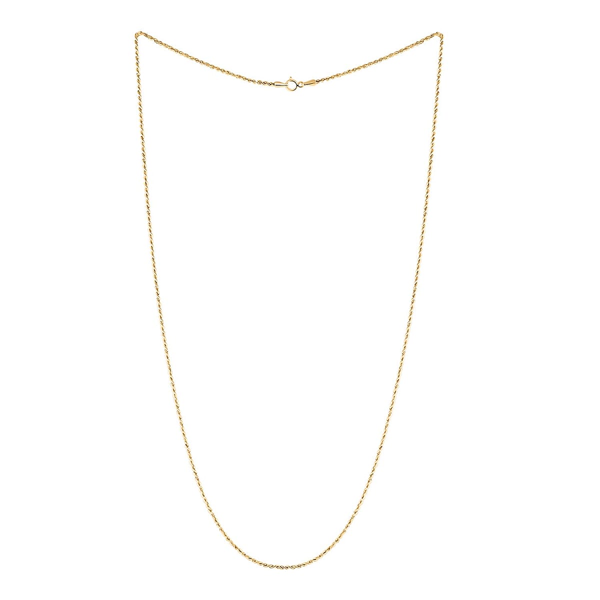 Buy 10K Yellow Gold Quint Rope Chain Necklace | Gold Quint Rope ...