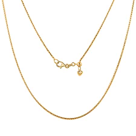 Buy Golden Deal 14K Yellow Gold 1.2mm Fancy Designer Bolo Chain ...