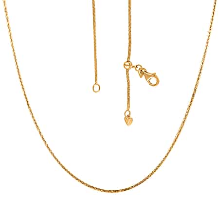 Buy Golden Deal 14K Yellow Gold 1.2mm Fancy Designer Bolo Chain ...