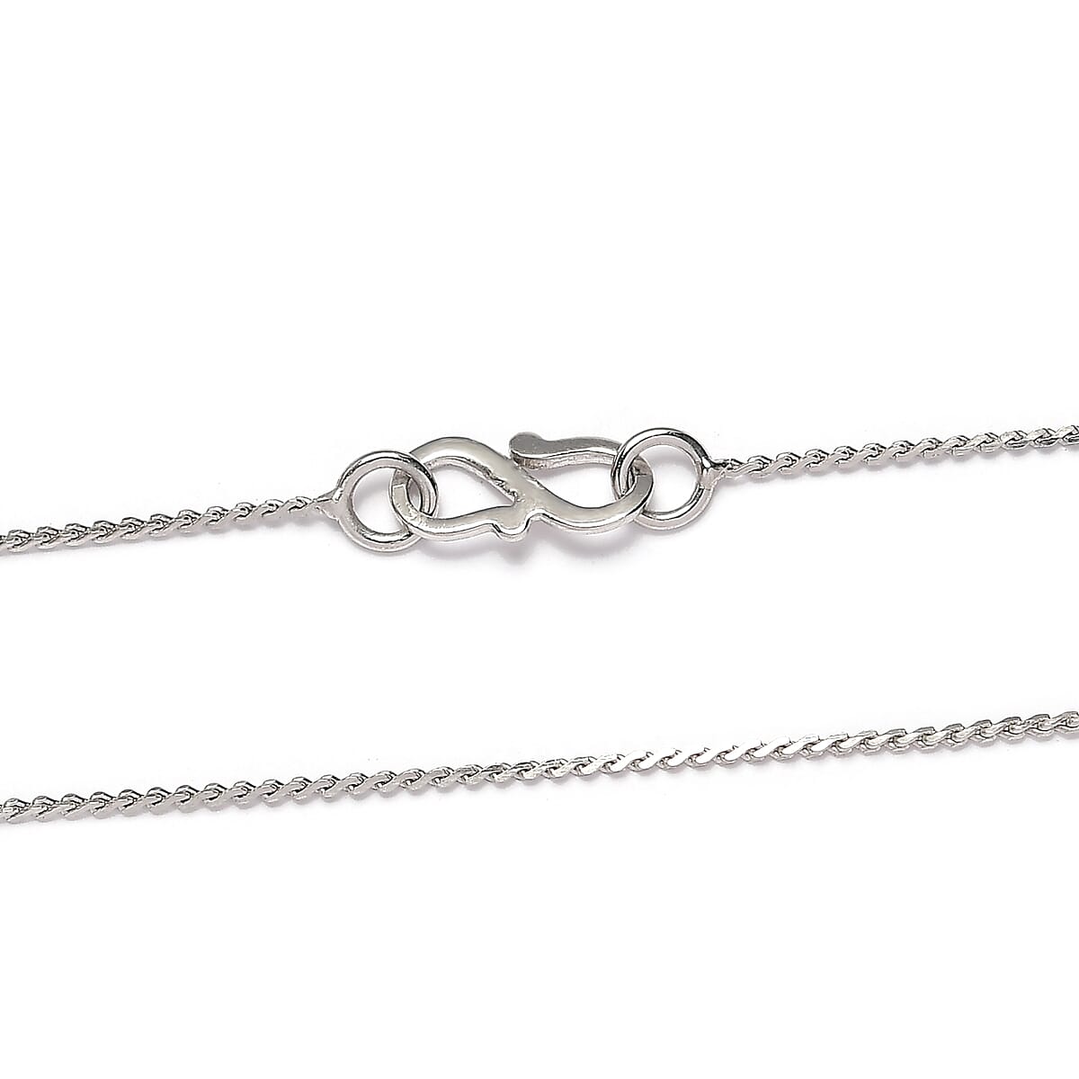Buy 950 Platinum Twisted S Link Chain Necklace 18 Inches 2.35 Grams at ...