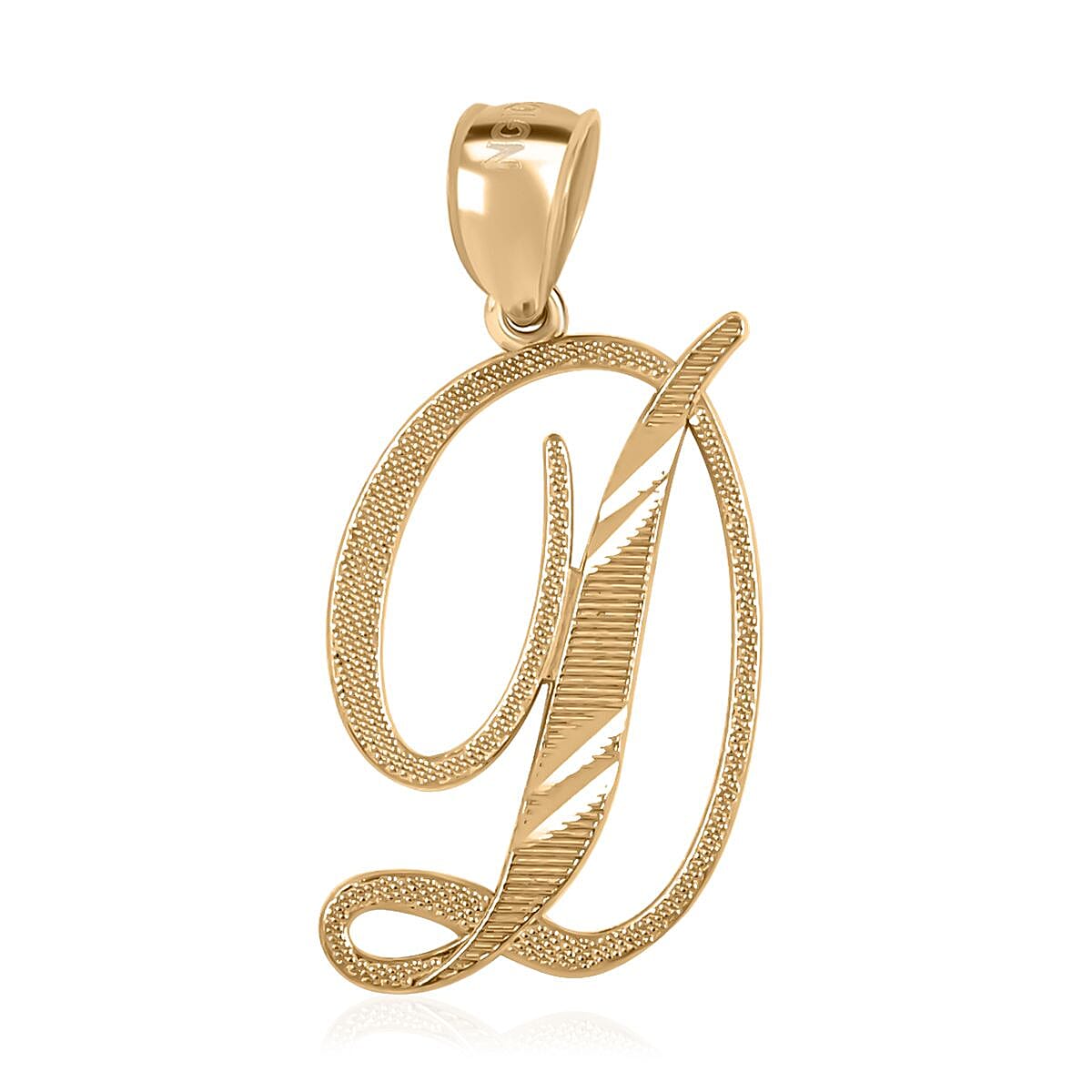 Buy 10K Yellow Gold Initial D Pendant at ShopLC.