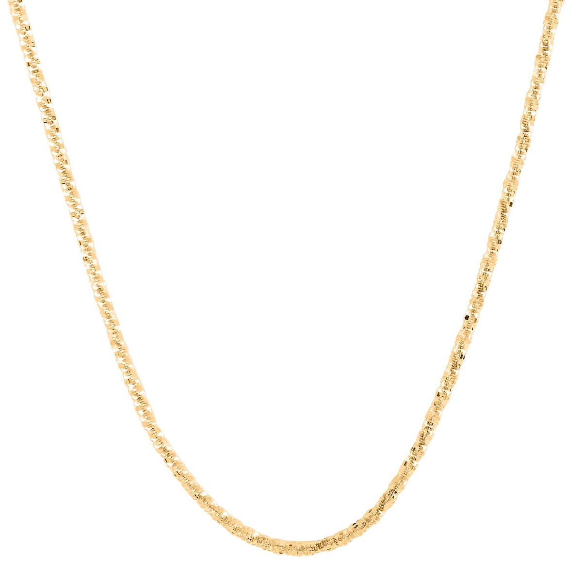 Buy 14K Yellow Gold 1.50mm Sparkle Chain Necklace 16 Inches 2.75 Grams ...