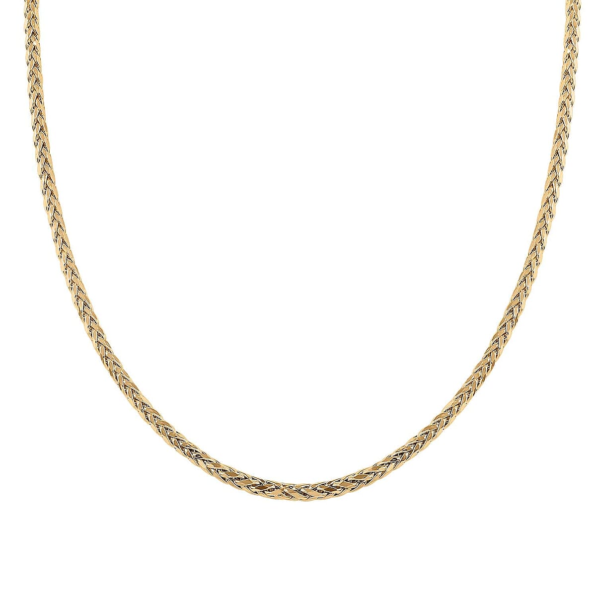 Buy 10K Yellow Gold 3mm Palma Chain Necklace 20 Inches 8.70 Grams at ...