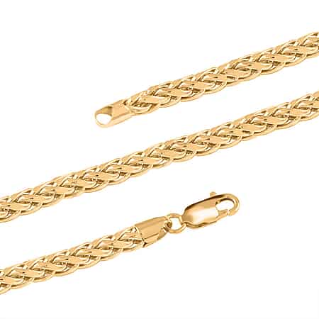 Buy 10K Yellow Gold 5mm Palma Chain Necklace 20 Inches 19.40 Grams at ...