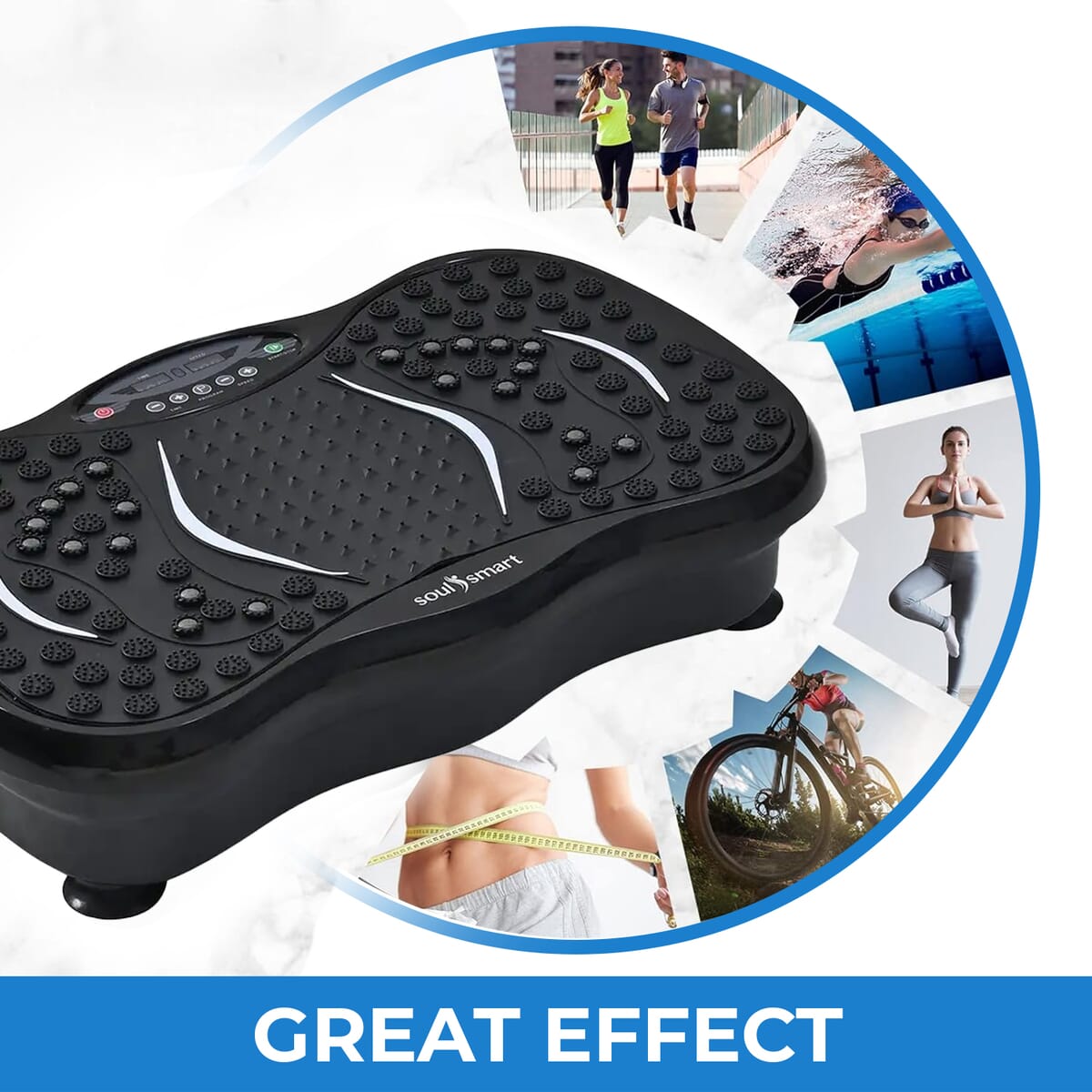 Buy Soulsmart Foot Massager Fitness Vibration Platform With Remote At Shoplc