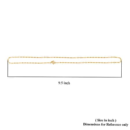 Buy 24K Yellow Gold 2mm Link Chain Necklace 20 Inches 3.65 Grams at ShopLC.