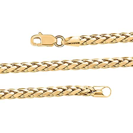 Buy 10K Yellow Gold 2.5mm Palma Chain Necklace 16 Inches 4.60 Grams at ...