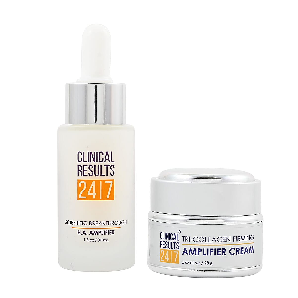 Buy Clinical Results 2 Pc Kit H.A. Serum & Tri-Collagen Cream Amplifier at ShopLC.