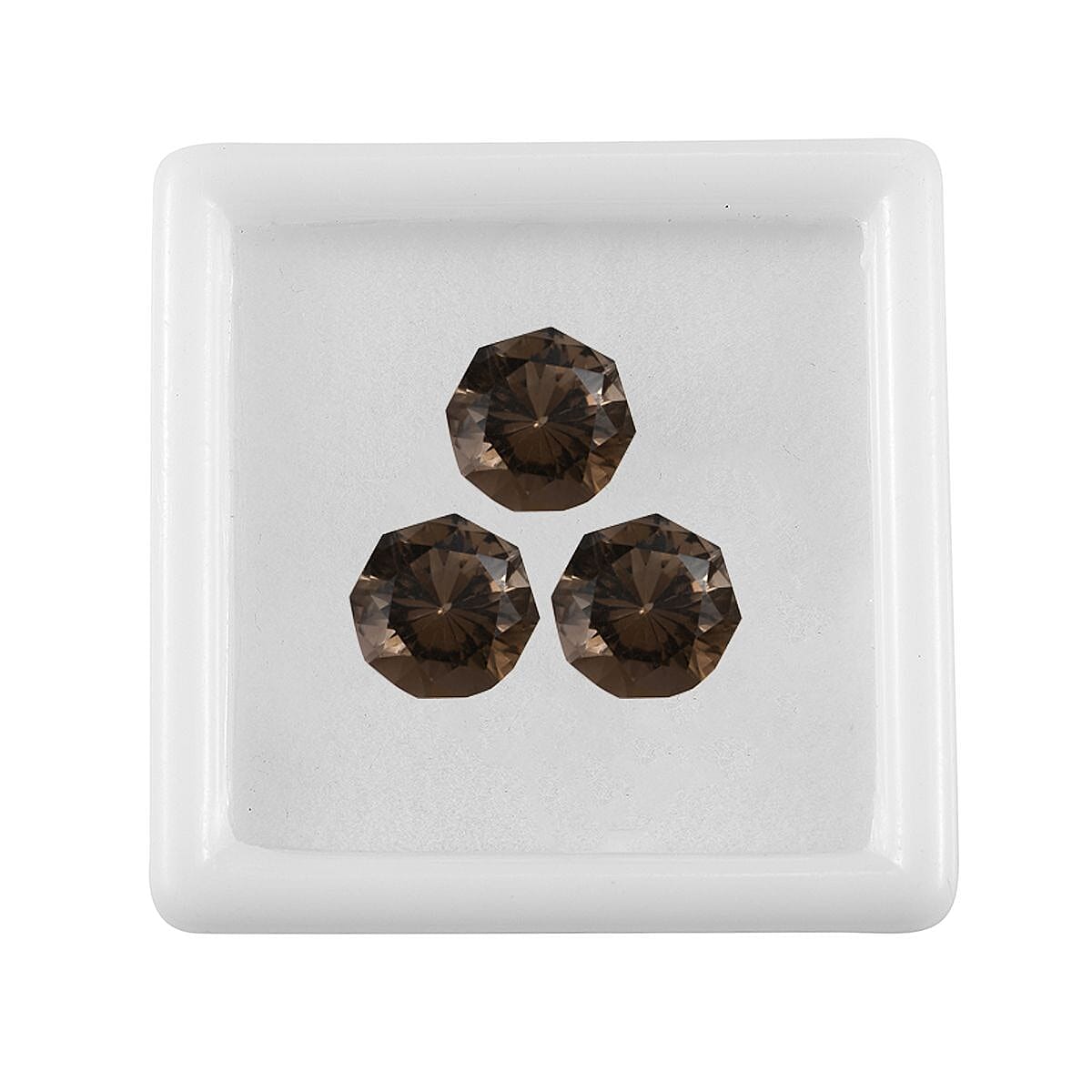 Buy AA Brazilian Smoky Quartz Set of 3 (Octillion 10 mm) 10.59 ctw at ...