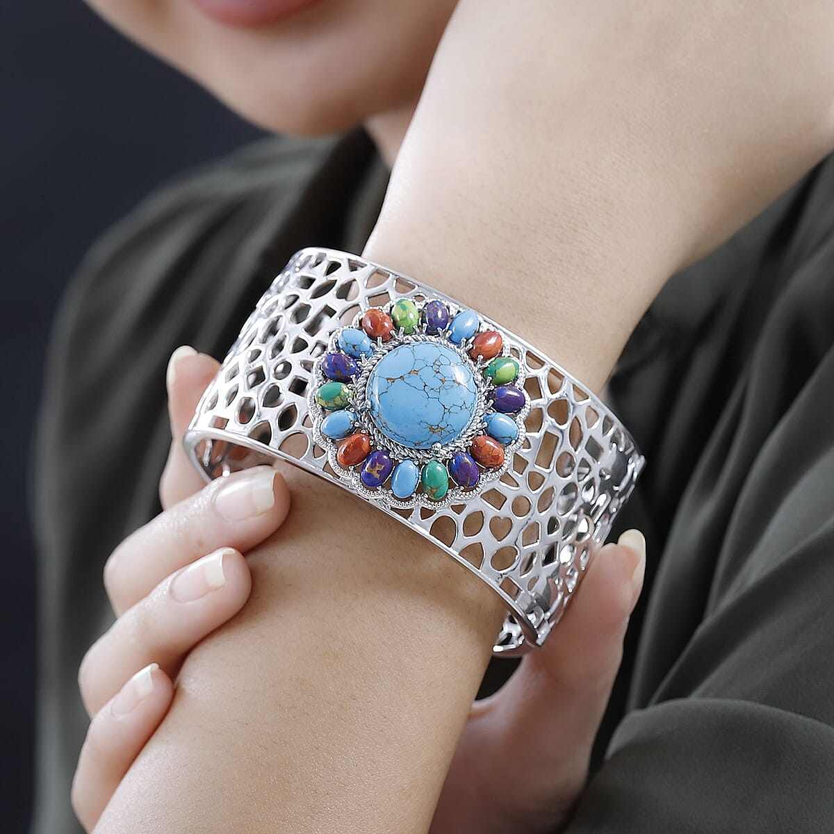 Buy Doorbuster Karis Mojave Blue Turquoise and Mojave Multi Turquoise ...