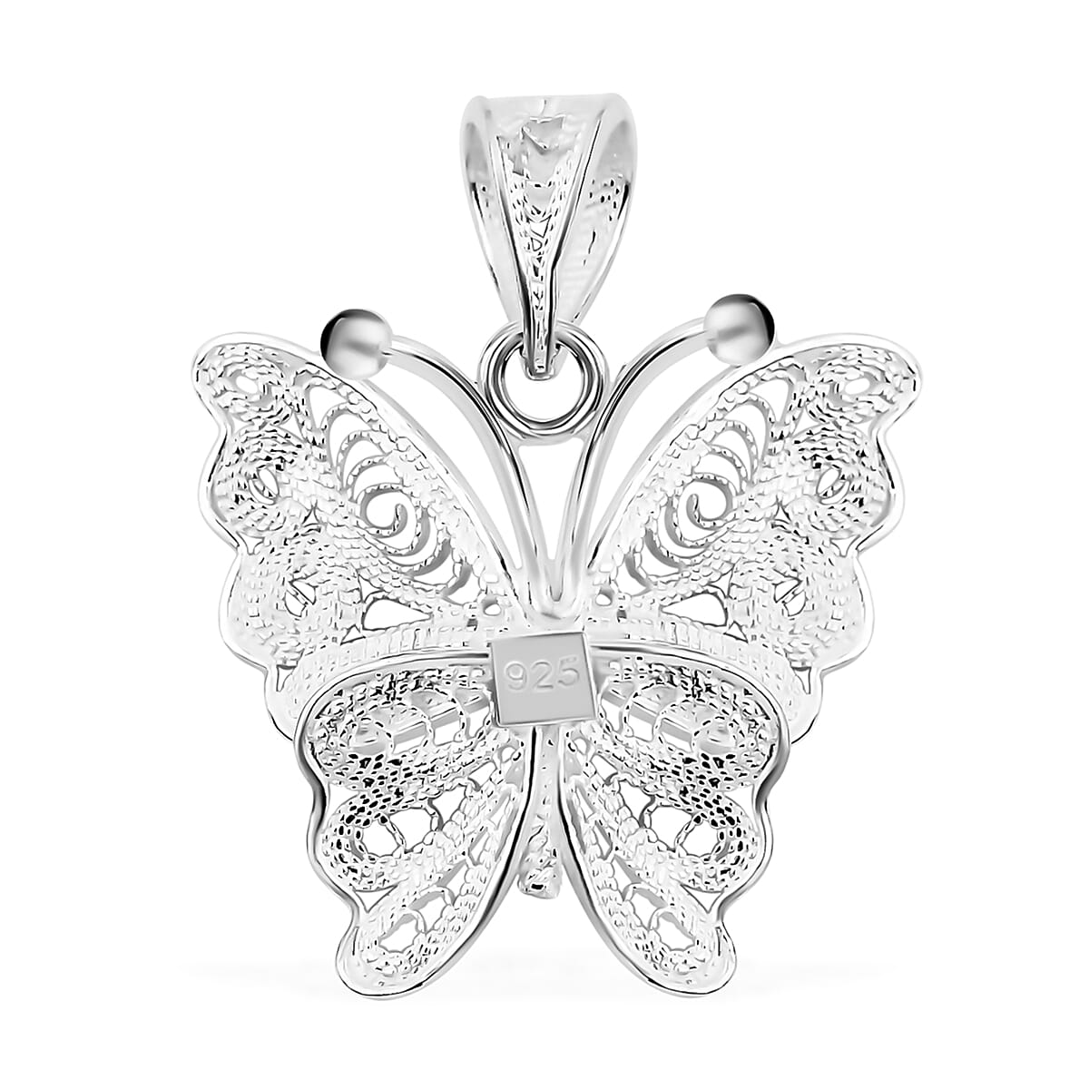 Buy Artistry Tarakashi Collection Sterling Silver Butterfly Pendant 1. ...