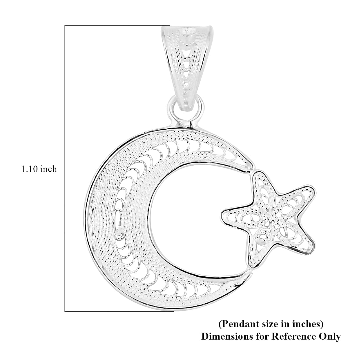 Buy Artistry Tarakashi Collection Sterling Silver Celestial Moon ...