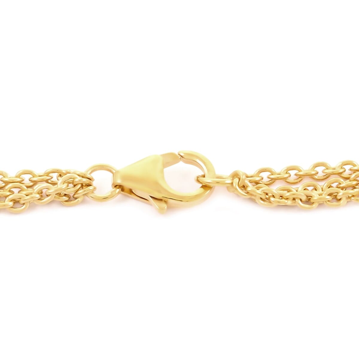 Buy Vermeil Yellow Gold Over Sterling Silver Multi Layer Tassel Chain Necklace 20 22 Inches 14