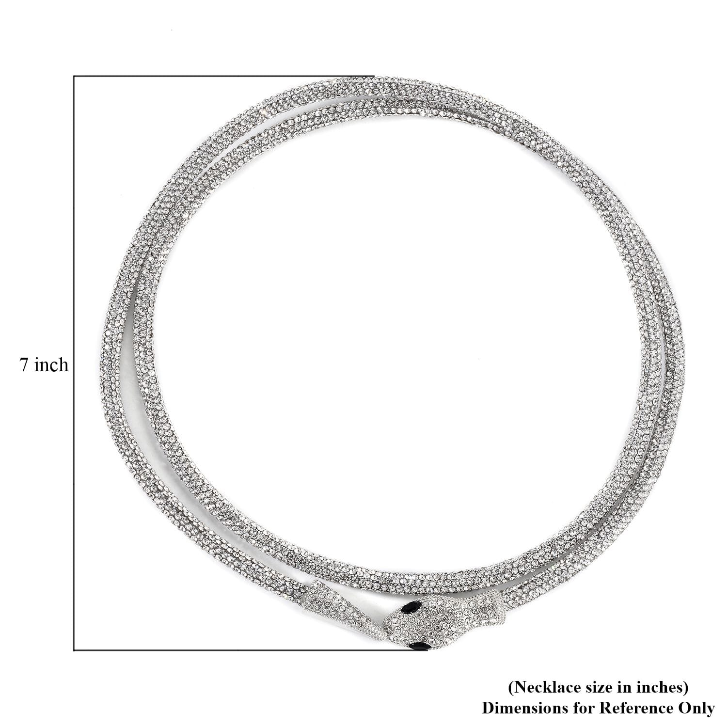 Crystal snake necklace store