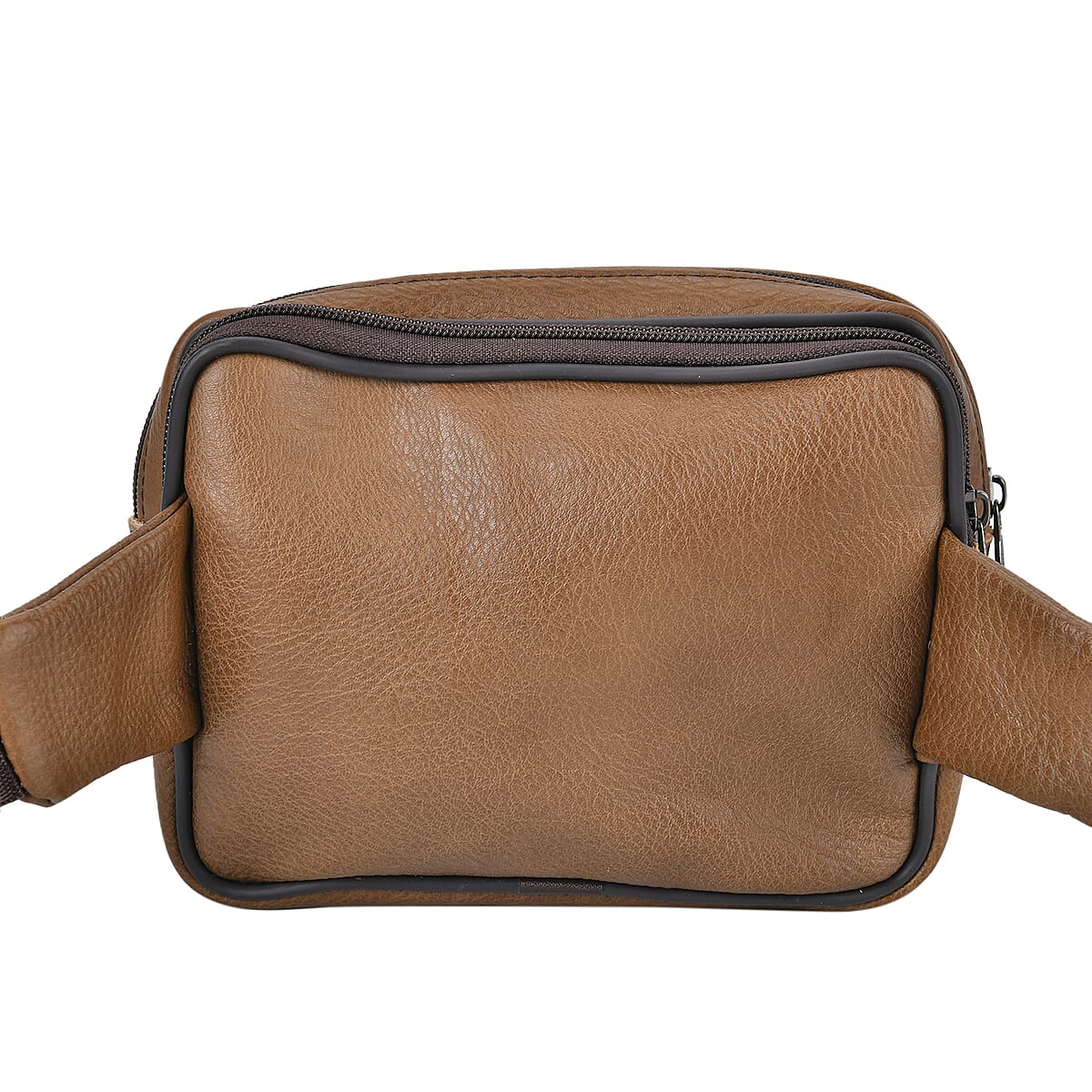 Buy Dark Brown Genuine Leather Rose Embossed Waist Bag at ShopLC.