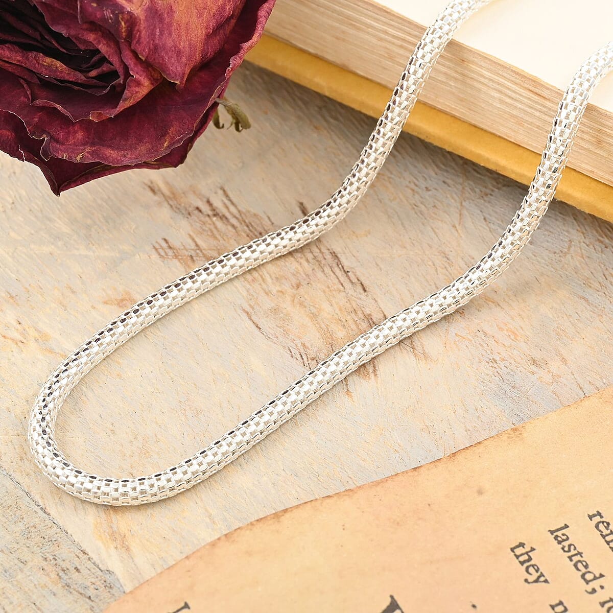 Buy Sterling Silver 2.70mm Coreana Popcorn Chain Necklace 18 Inches 7. ...
