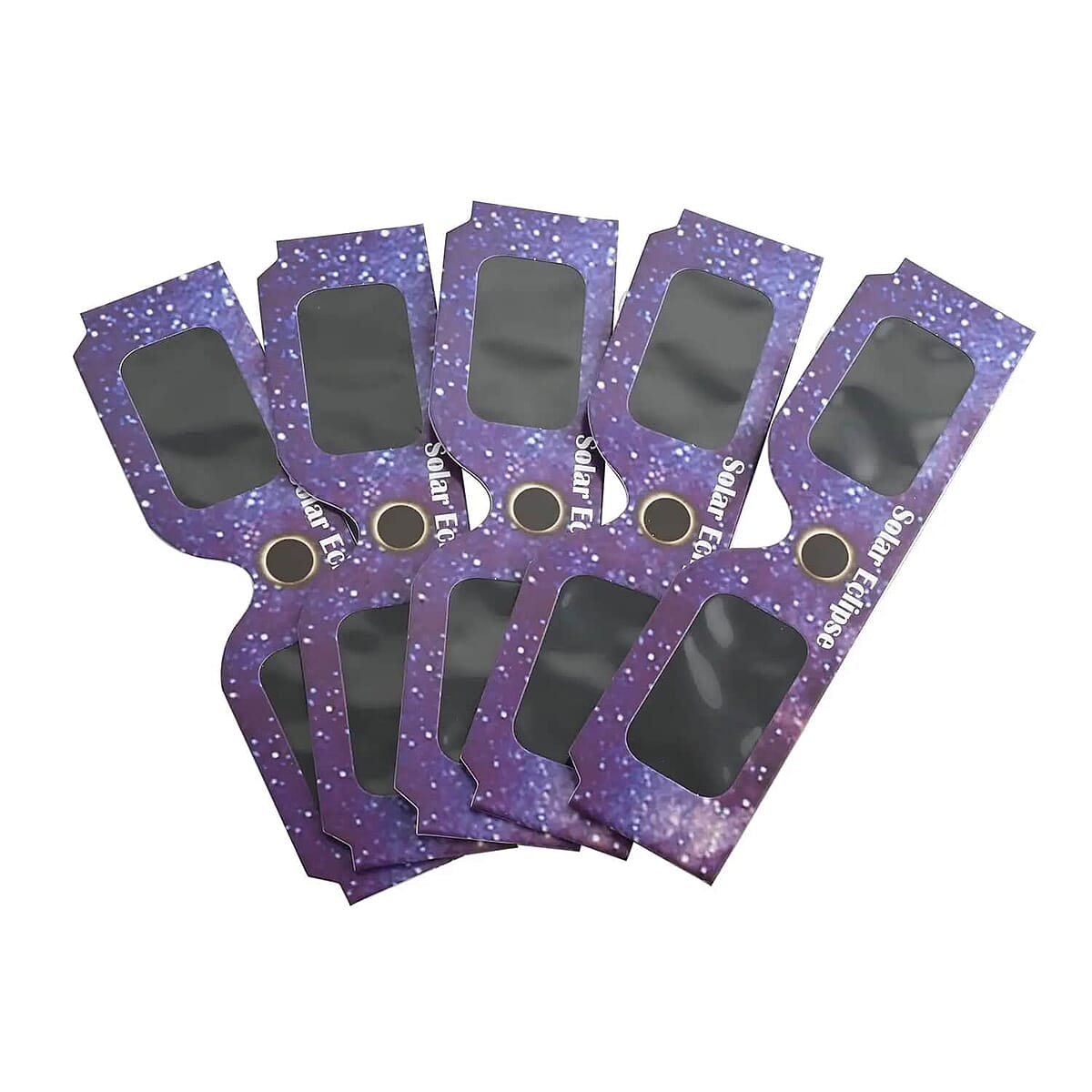 Buy Set Of 5 Solar Eclipse Viewing Glasses Safe Shades For Direct Sun Viewing At Shoplc