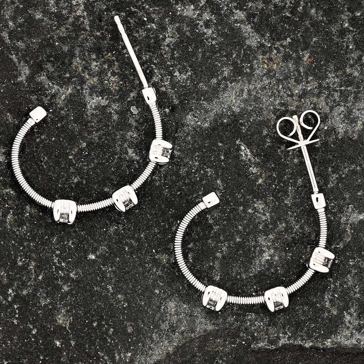 Buy Modani 14K White Gold SI Diamond Earrings 0.20 ctw at ShopLC.