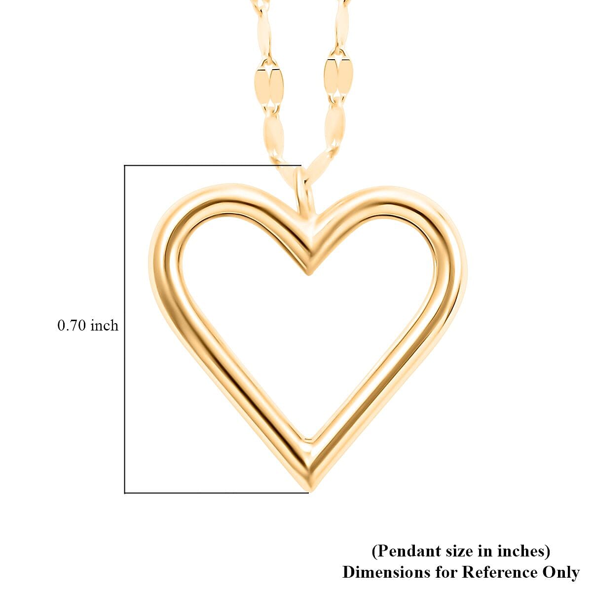 Italian gold heart necklace store